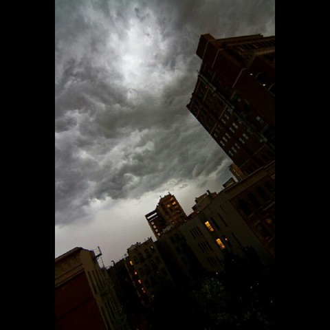 Photos of the Derecho Storm Hitting New York City - A Great Big City