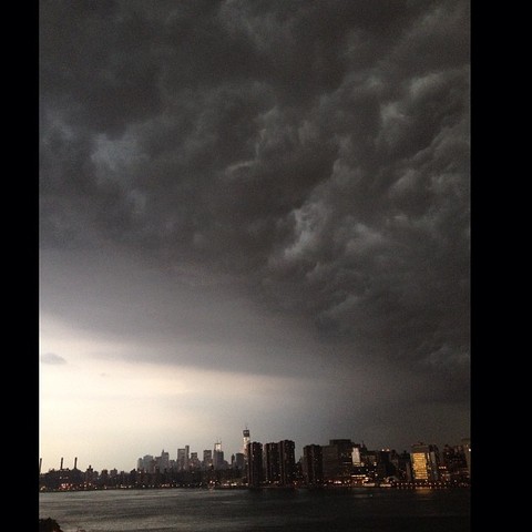 Photos of the Derecho Storm Hitting New York City - A Great Big City